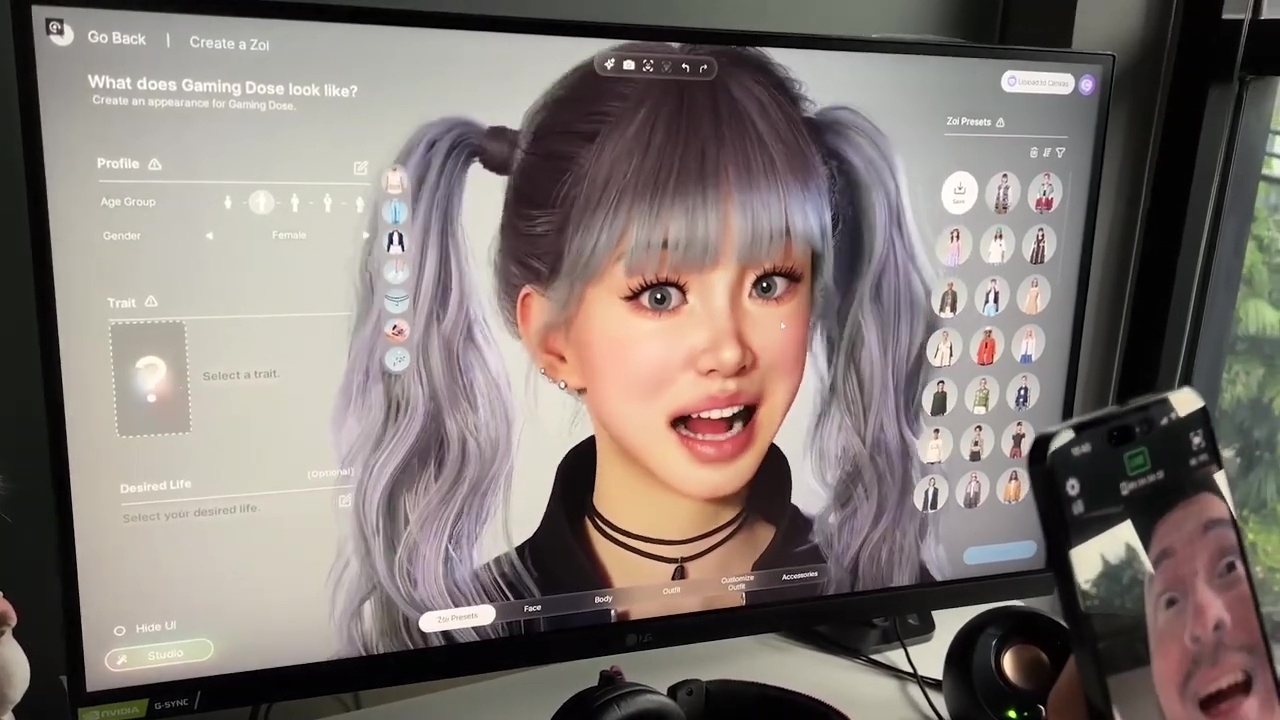 Introducing inZOI Facial Capture! Capture facial movements using...